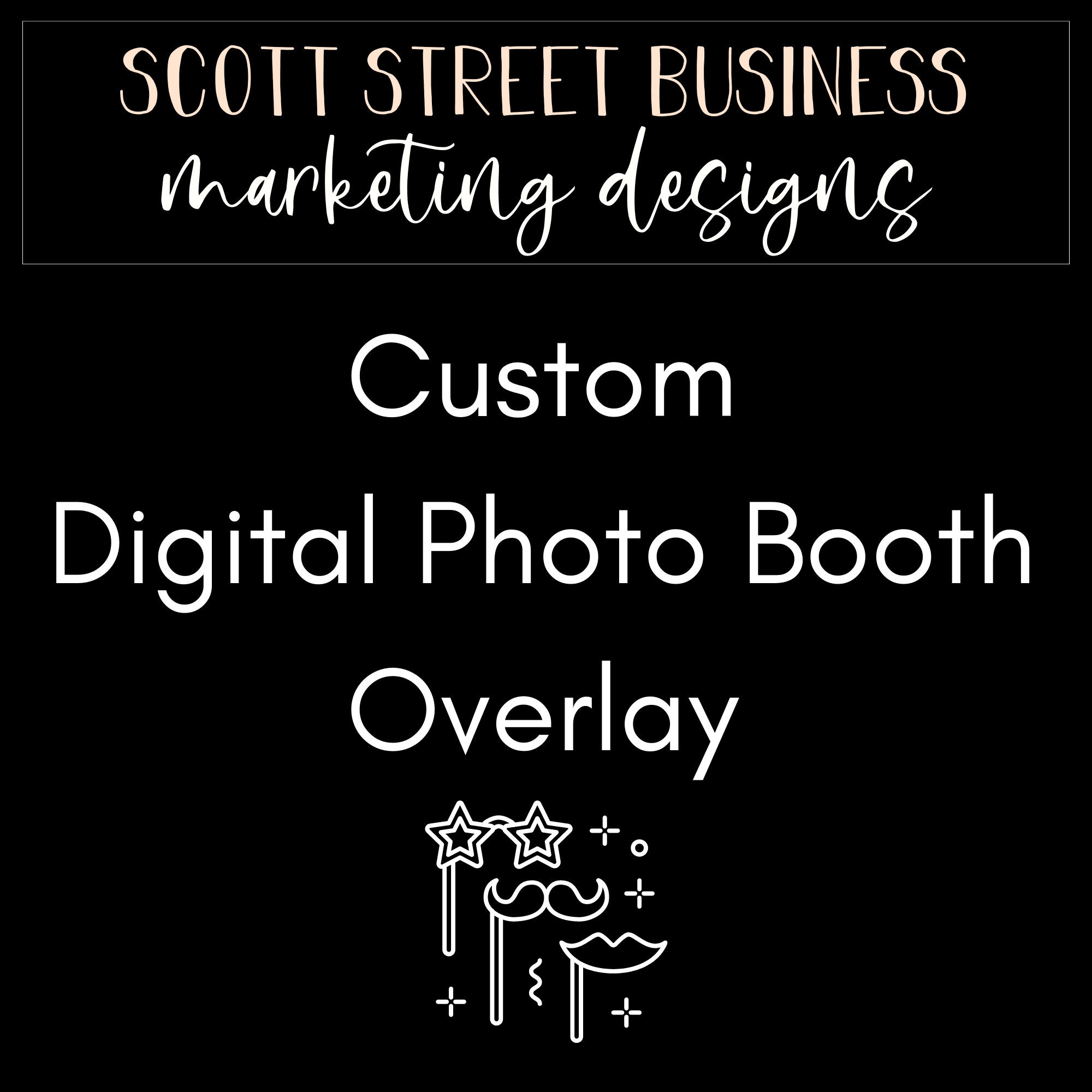 Custom Photo Booth Overlay Digital Photo Booth Frame Digital - Etsy