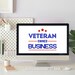 Veteran Owned Business Sign Veteran Owned Business PNG - Etsy