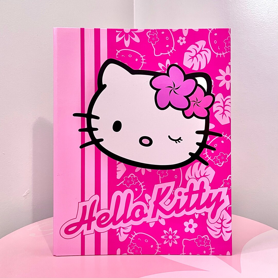 Hawaiian Hello Kitty Binder - Etsy