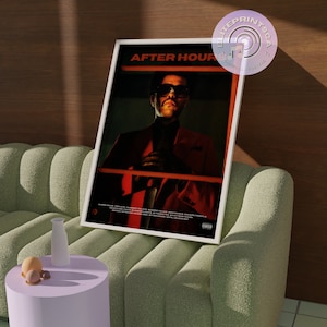 After Hours by the Weeknd Album Poster, DIGITAL DOWNLOAD - Etsy