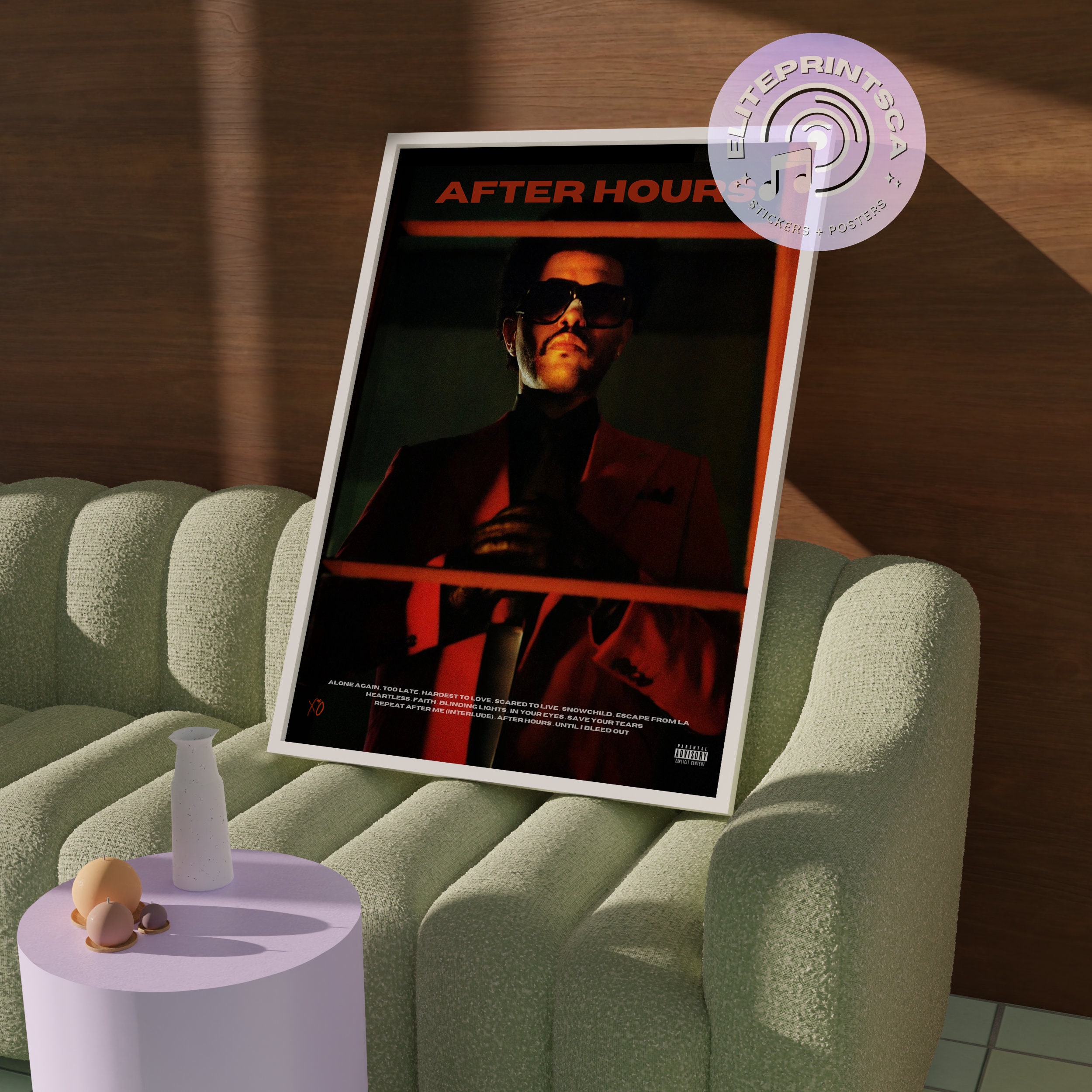 After Hours by the Weeknd Album Poster, DIGITAL DOWNLOAD - Etsy