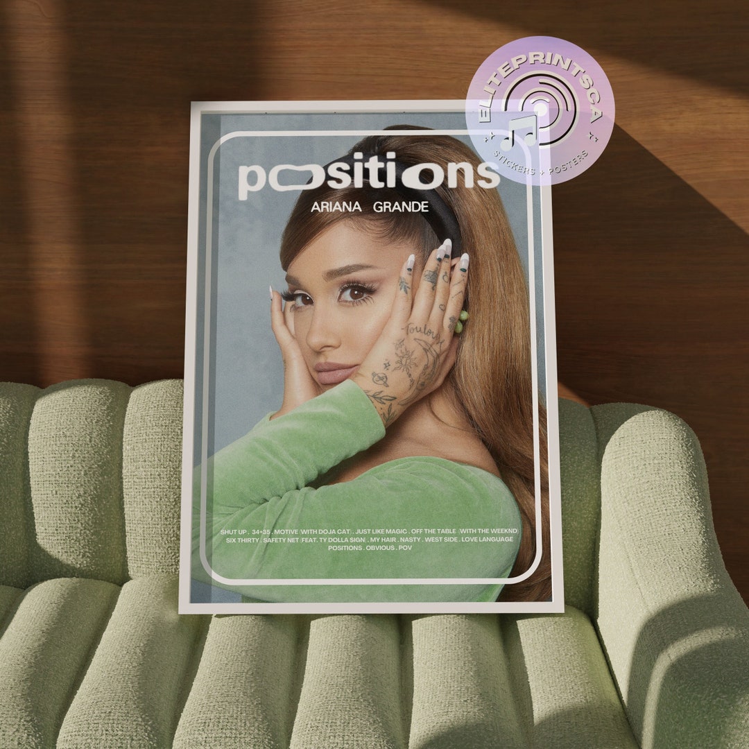 Positions by Ariana Grande Album Poster, INSTANT DOWNLOAD - Etsy
