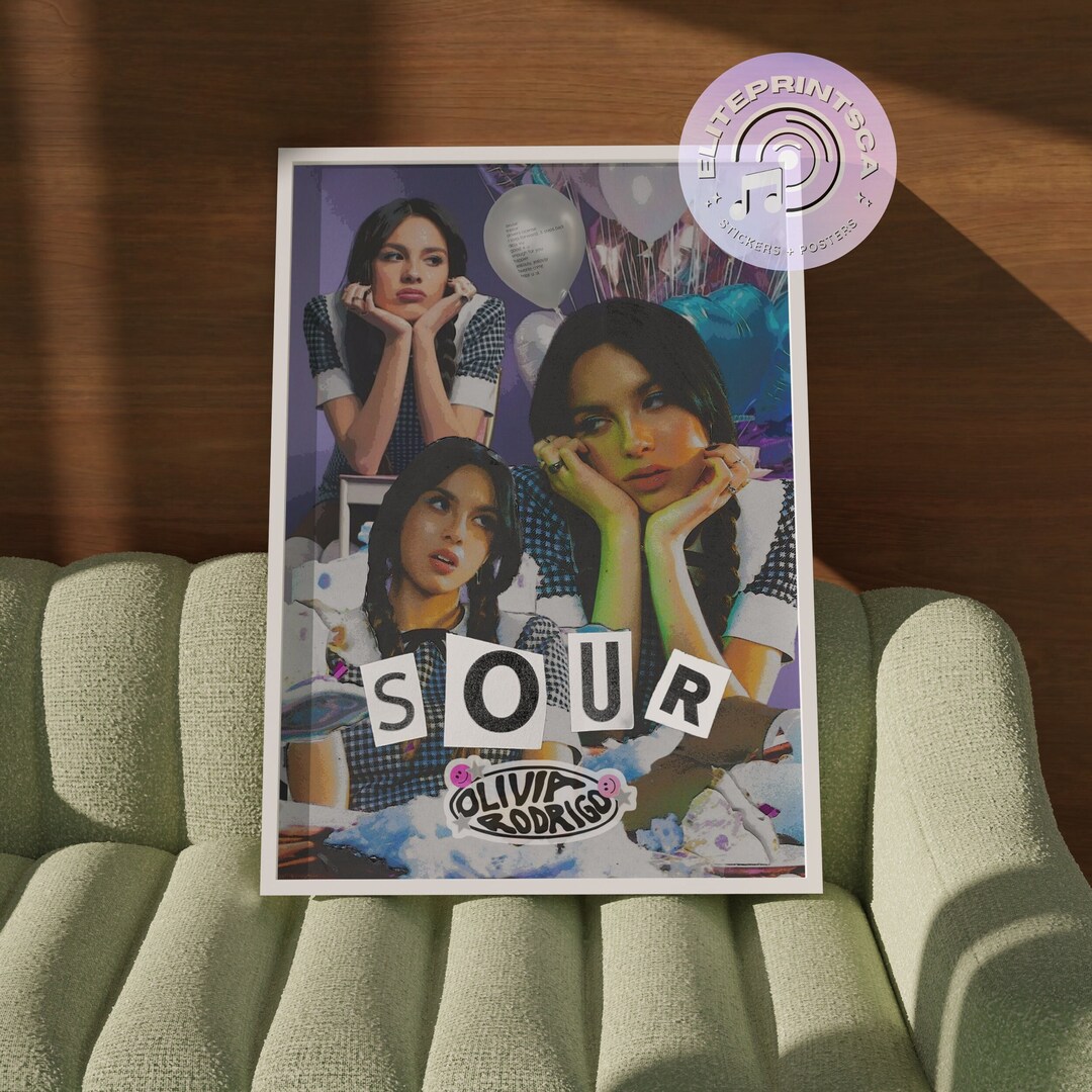 Sour by Olivia Rodrigo Album Poster, INSTANT DOWNLOAD - Etsy