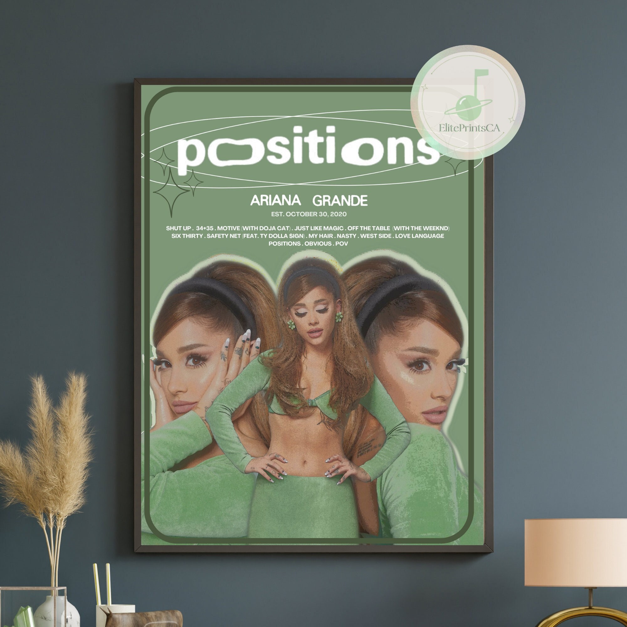 Posiciones ari poster - Etsy México