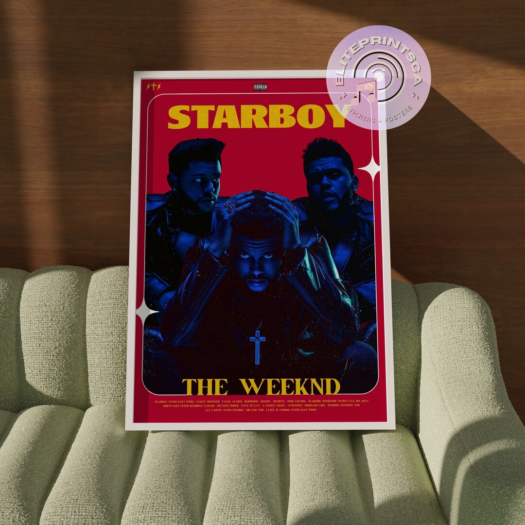 Starboy by the Weeknd Album Poster, INSTANT DOWNLOAD - Etsy