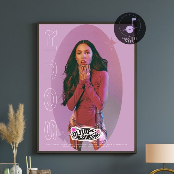 Sour by Olivia Rodrigo Album Poster INSTANT DOWNLOAD - Etsy