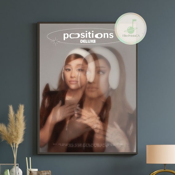 Positions Deluxe by Ariana Grande Brown Outfit Album Poster - Etsy.de