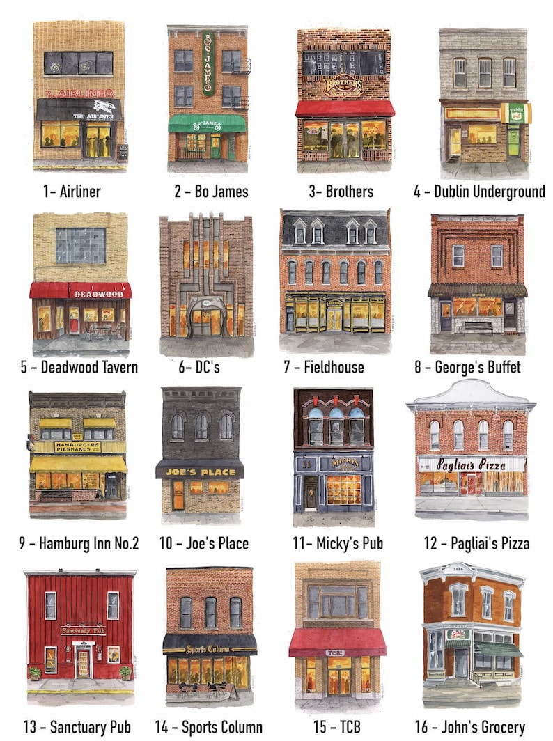 Custom Iowa City Bars, Customized for You - Pick Your Favorites, IOWA ...