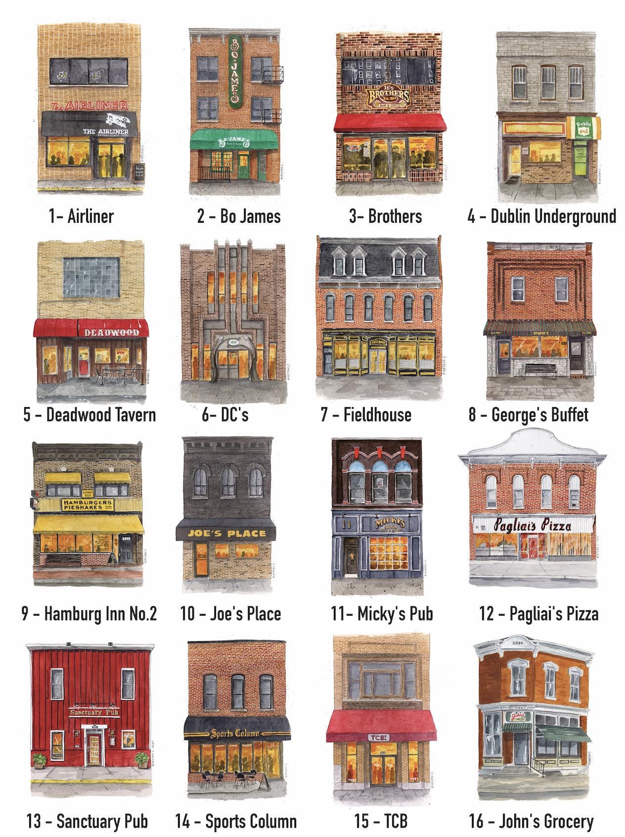 Custom Iowa City Bars, Customized for You - Pick Your Favorites, IOWA ...