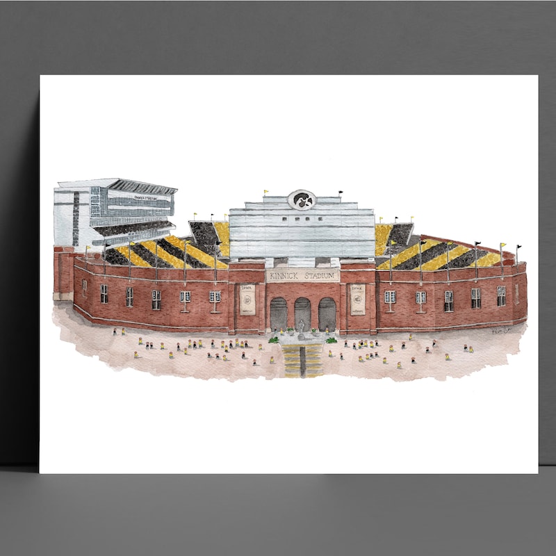 Kinnick Stadium Wall Art - Etsy