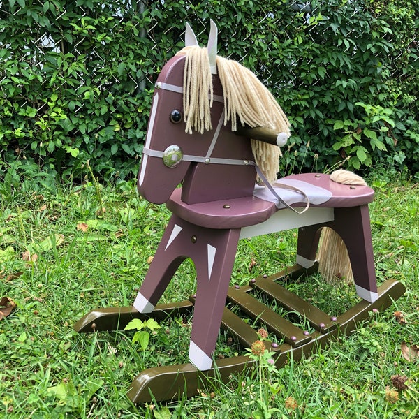 Wood Rocking Horse - Etsy