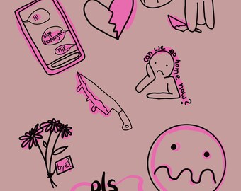 Bad Mood Sticker - Etsy