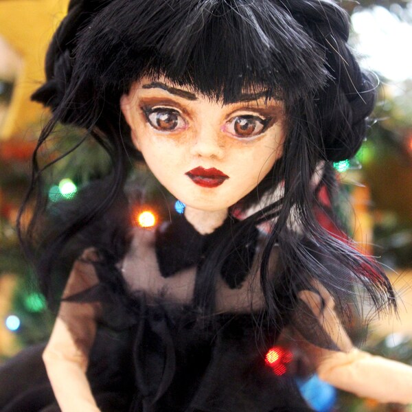 Wednesday Addams Doll - Etsy