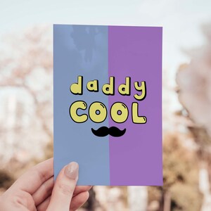 Daddy Cool Happy Father's Day Printable Card Funny Father's Day Card ...