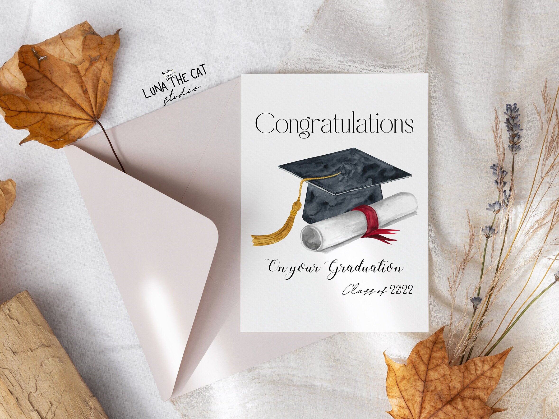 Graduation Card Printable Greeting Card Celebration Card Class of 2022 ...