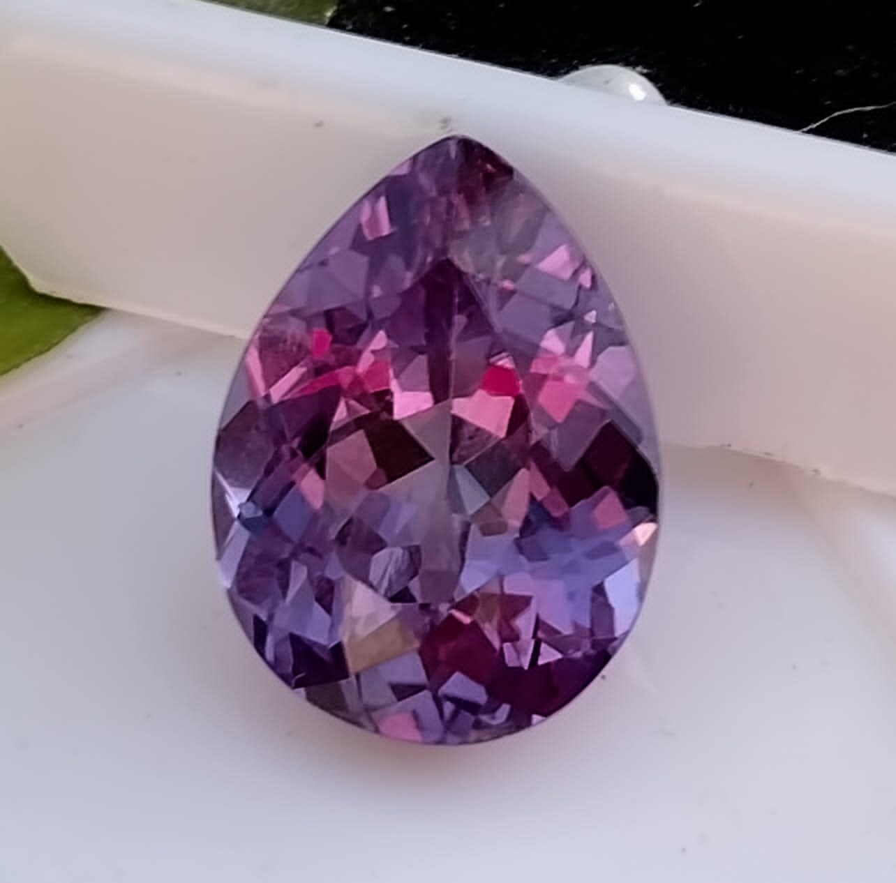 7 Ct Natural Alexandrite Pear Cut Color Change Gemstone Best for Rings ...