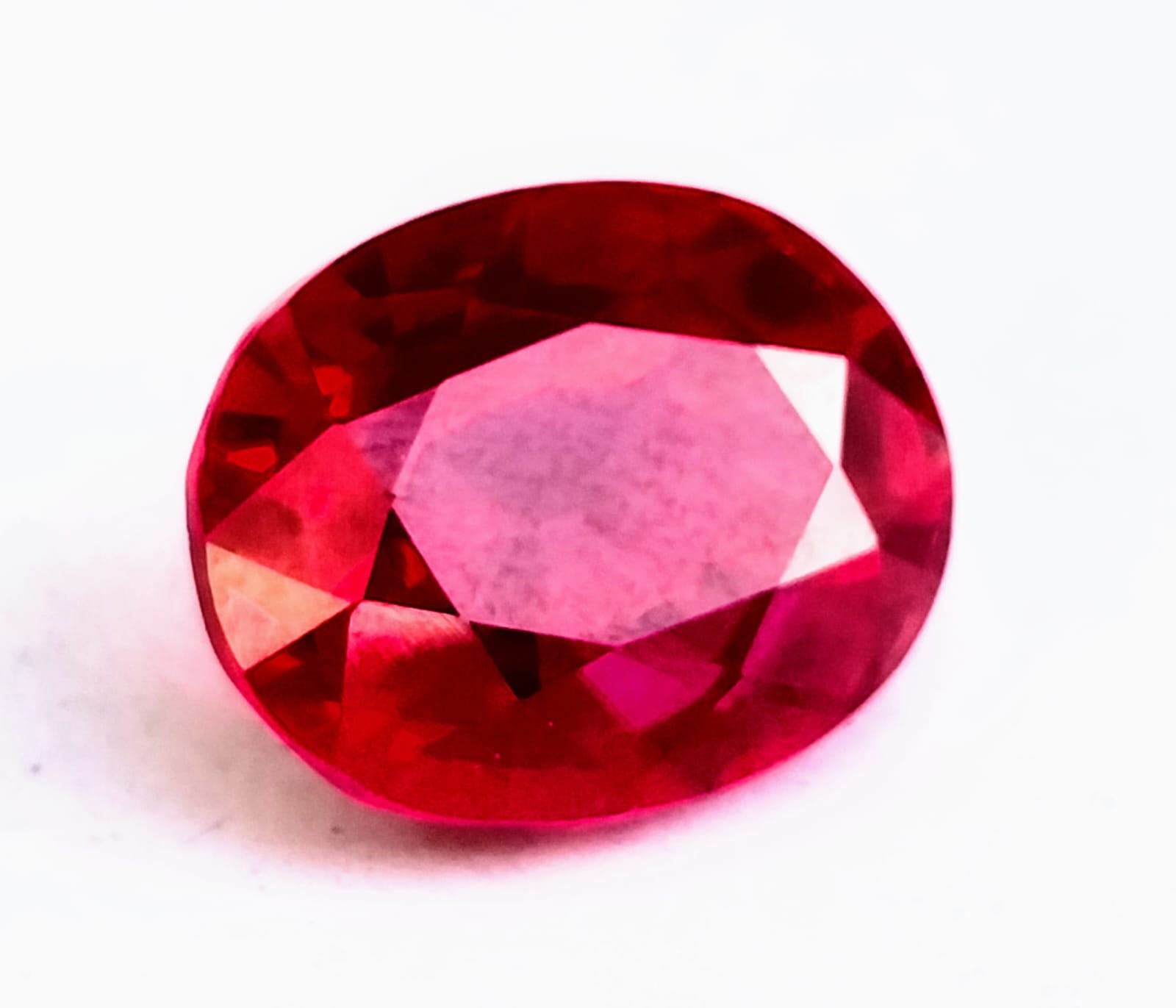 8 Carat Certified Natural Ruby Brighter Pure, Vibrant Burma Pigeon Blood Red Ruby Loose Ruby ...