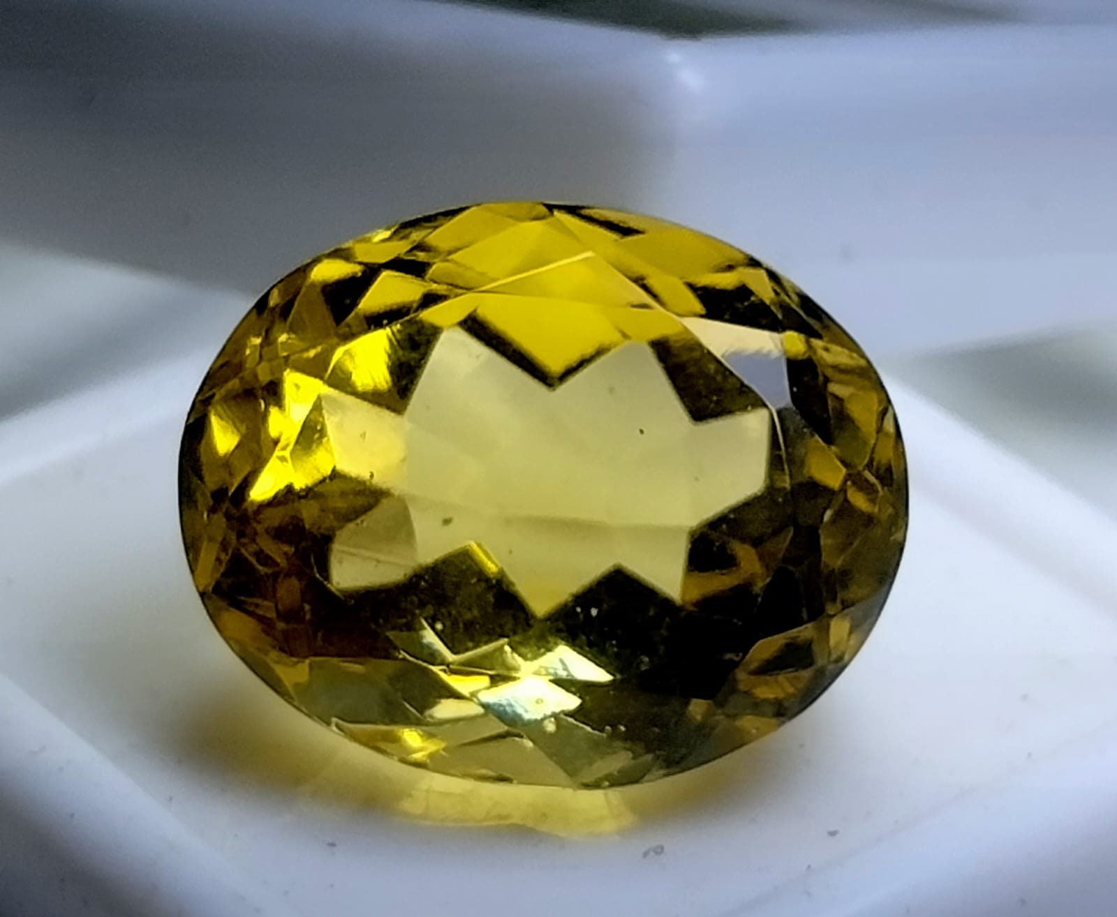 9 Ct AAA Quality Yellow Topaz Oval Shape Certified Topaz Loose Diamond ...