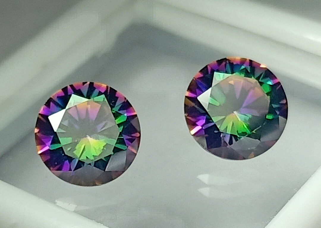 5.0 Ct Natural Alexandrite Round Shape Facet Color Changing Alexandrite ...