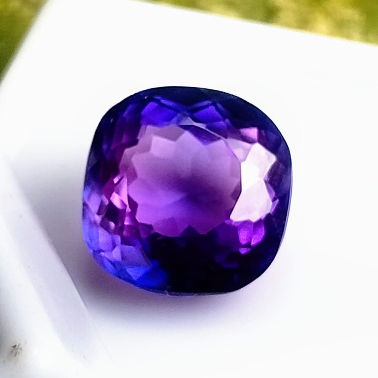 6 Ct AAA Natural Tanzanite Cushion Shape Purple Tanzanite - Etsy