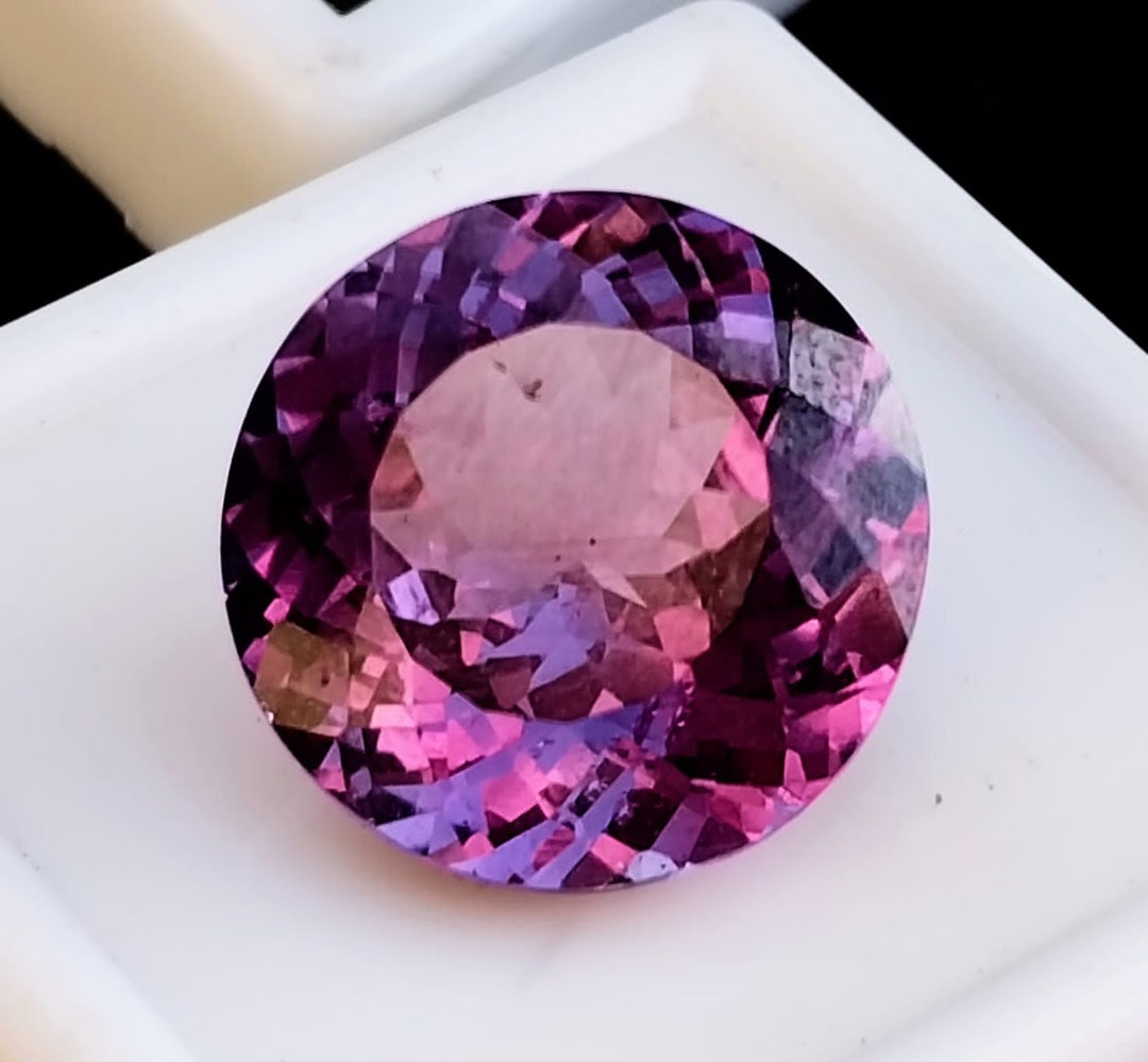 AAA 5 Ct Natural Alexandrite Color Change Round Shape Certified Loose ...