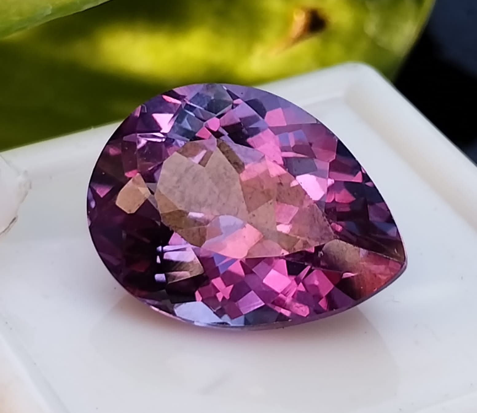 7 Ct Natural Alexandrite Pear Cut Color Change Gemstone Best for Rings ...