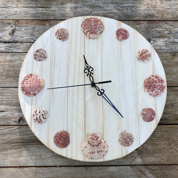 Seashell Clock - Etsy
