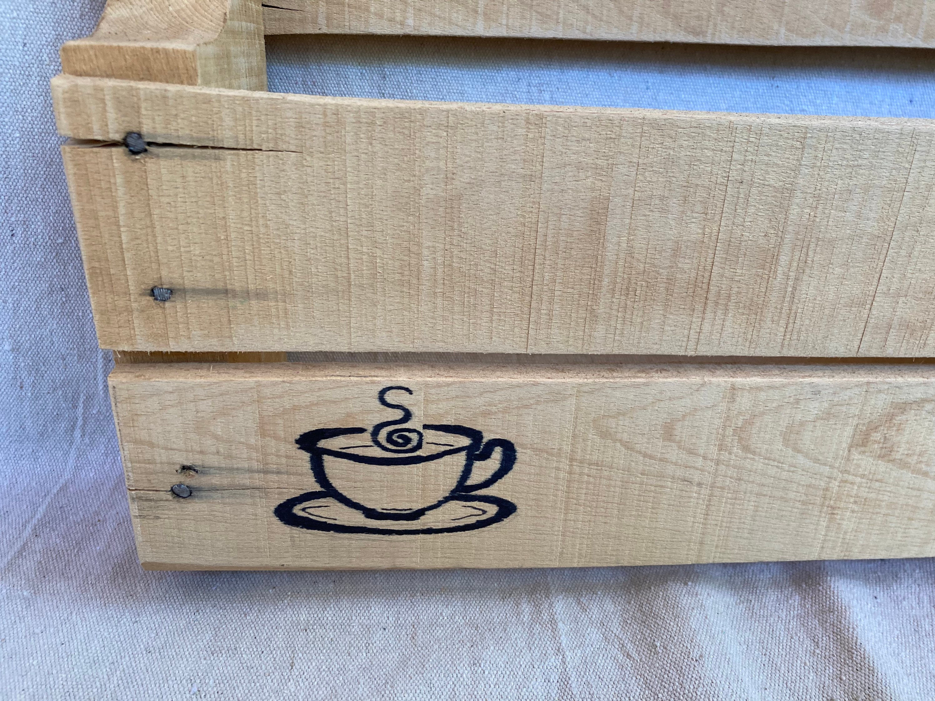 Pallet Coffee Mug Rack - Etsy