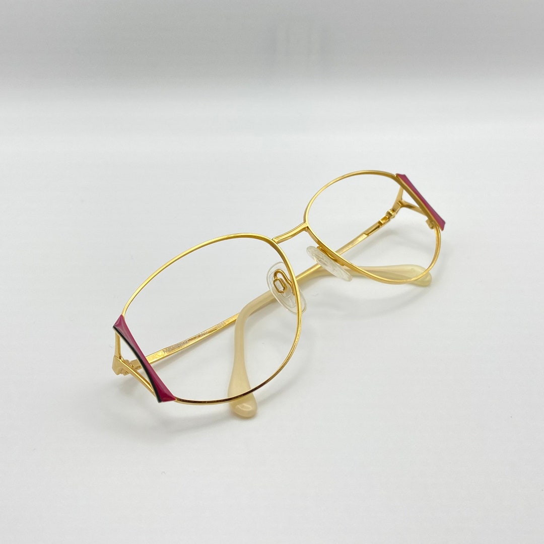 Menrad Rare Vintage Eyeglasses Vintage Gold Color Eyeglasses 80s ...