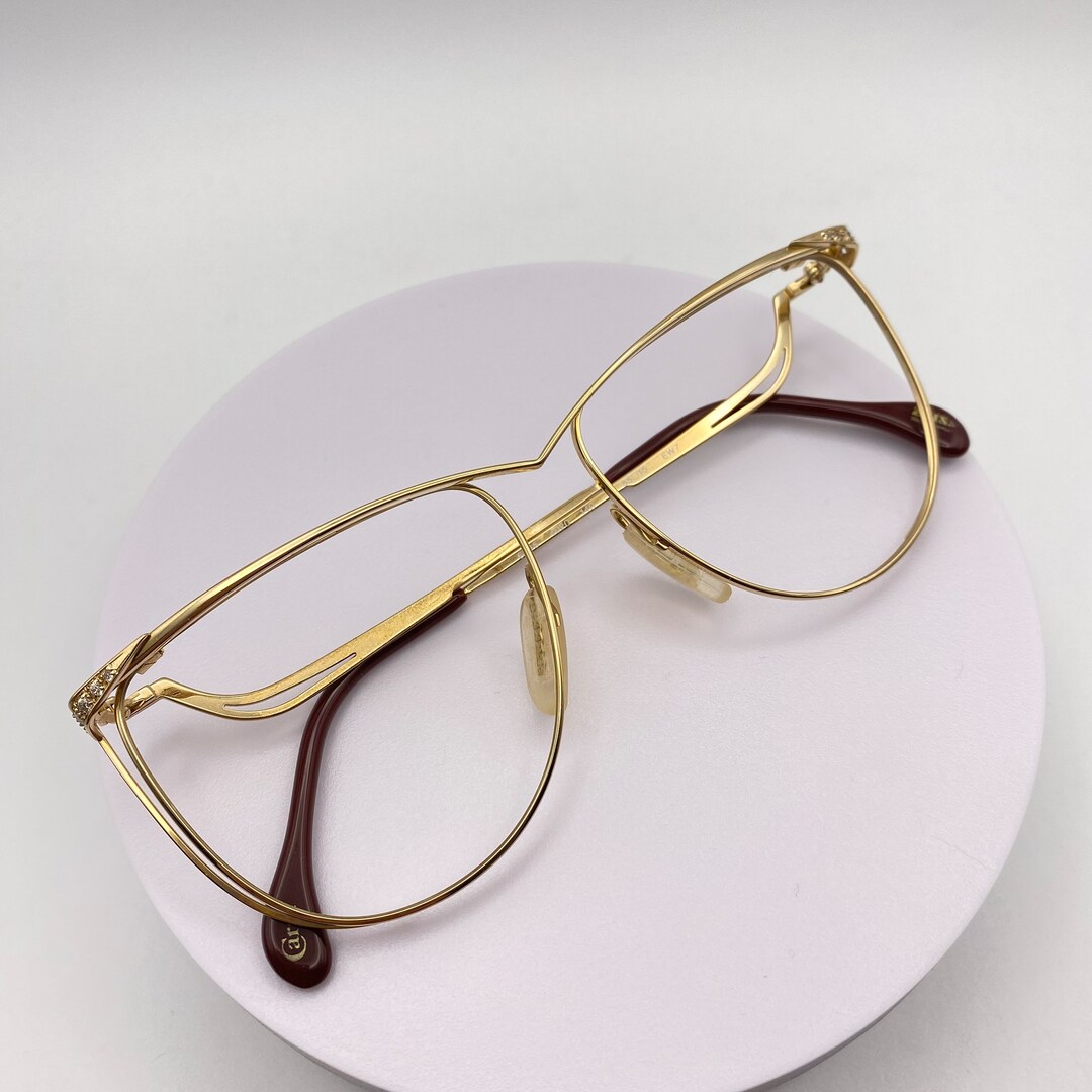 Zeiss Carat Gold Plated Vintage Eyeglasses West Germany Rare - Etsy