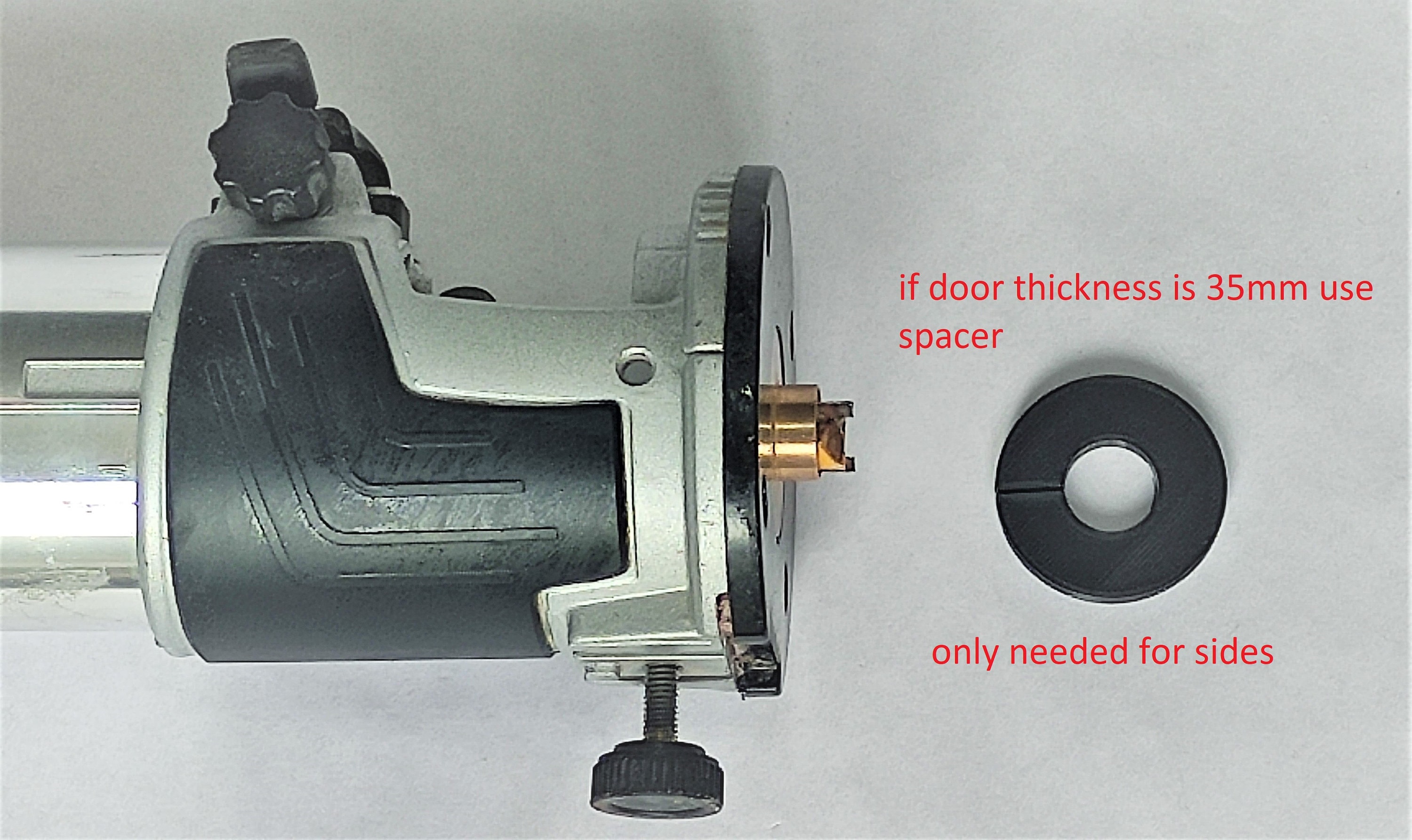 Jig for Cylinder Lock ,router Template Guide16mm,cutter12.7mm(door44mm ...
