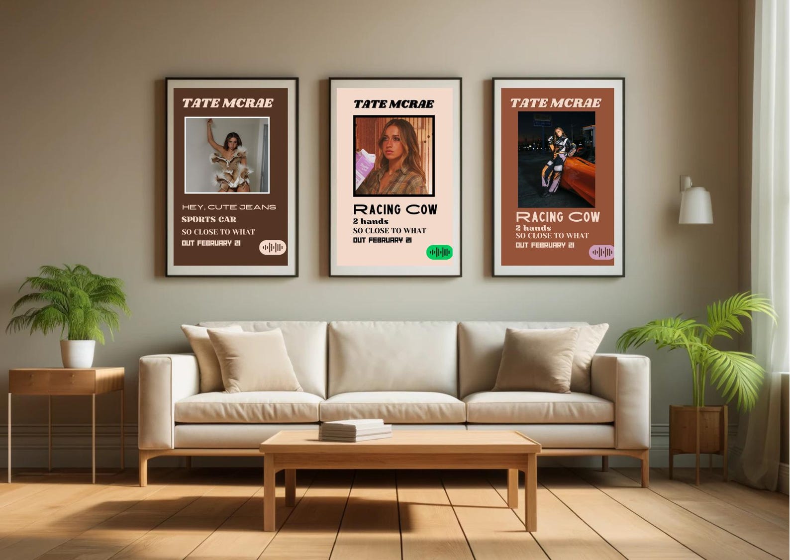 Tate Mcrae Poster, Printable Wall Art, Music Room Decor, Teen Room ...