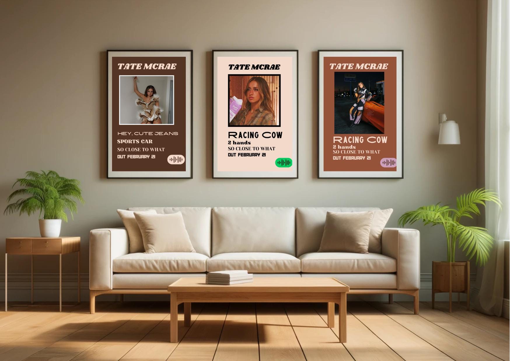 Tate Mcrae Poster, Printable Wall Art, Music Room Decor, Teen Room ...