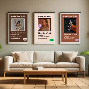 Tate Mcrae Poster, Printable Wall Art, Music Room Decor, Teen Room ...