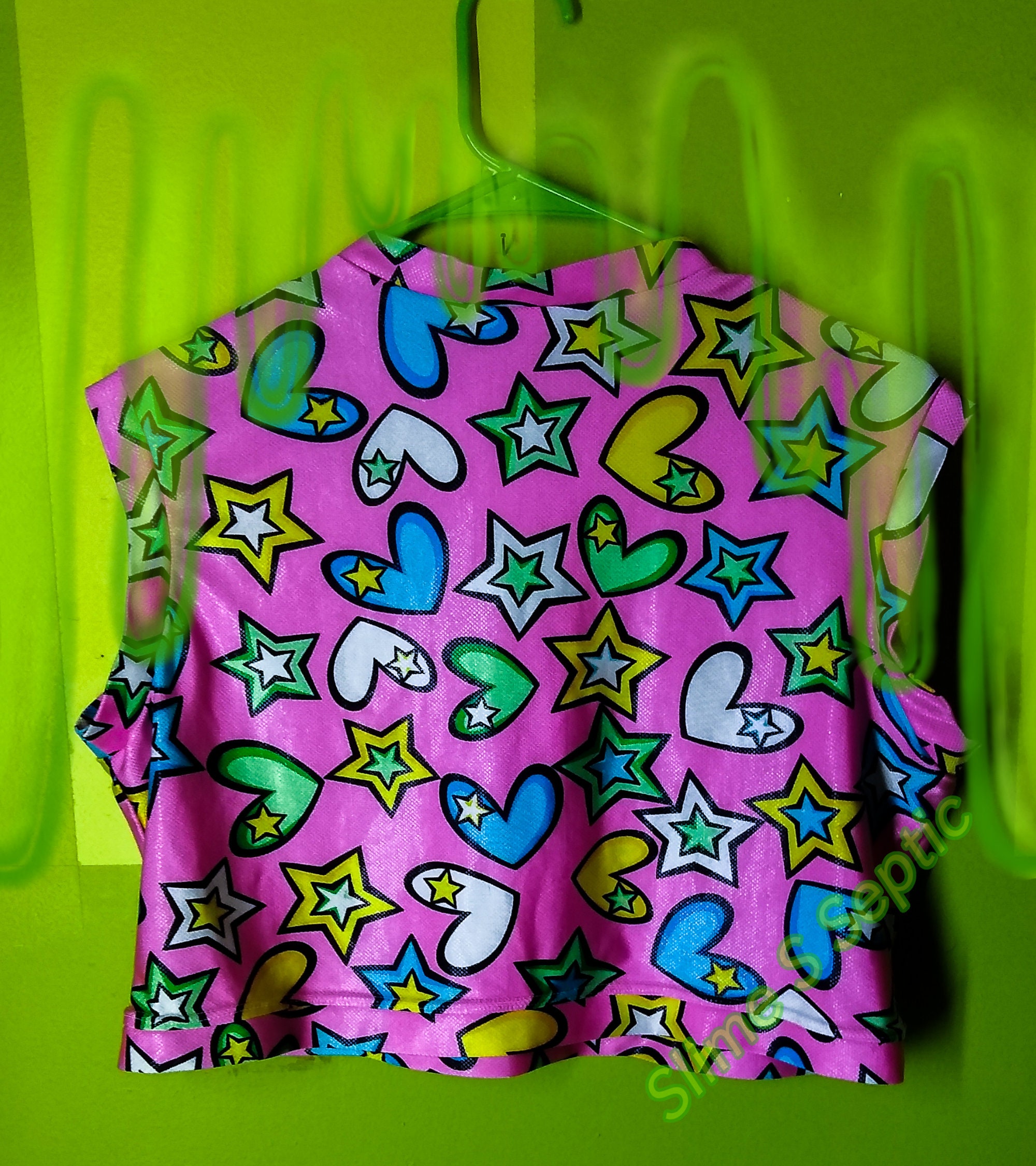 Pink Keyhole Plus Size Rave Clown Core Crop Top - Etsy