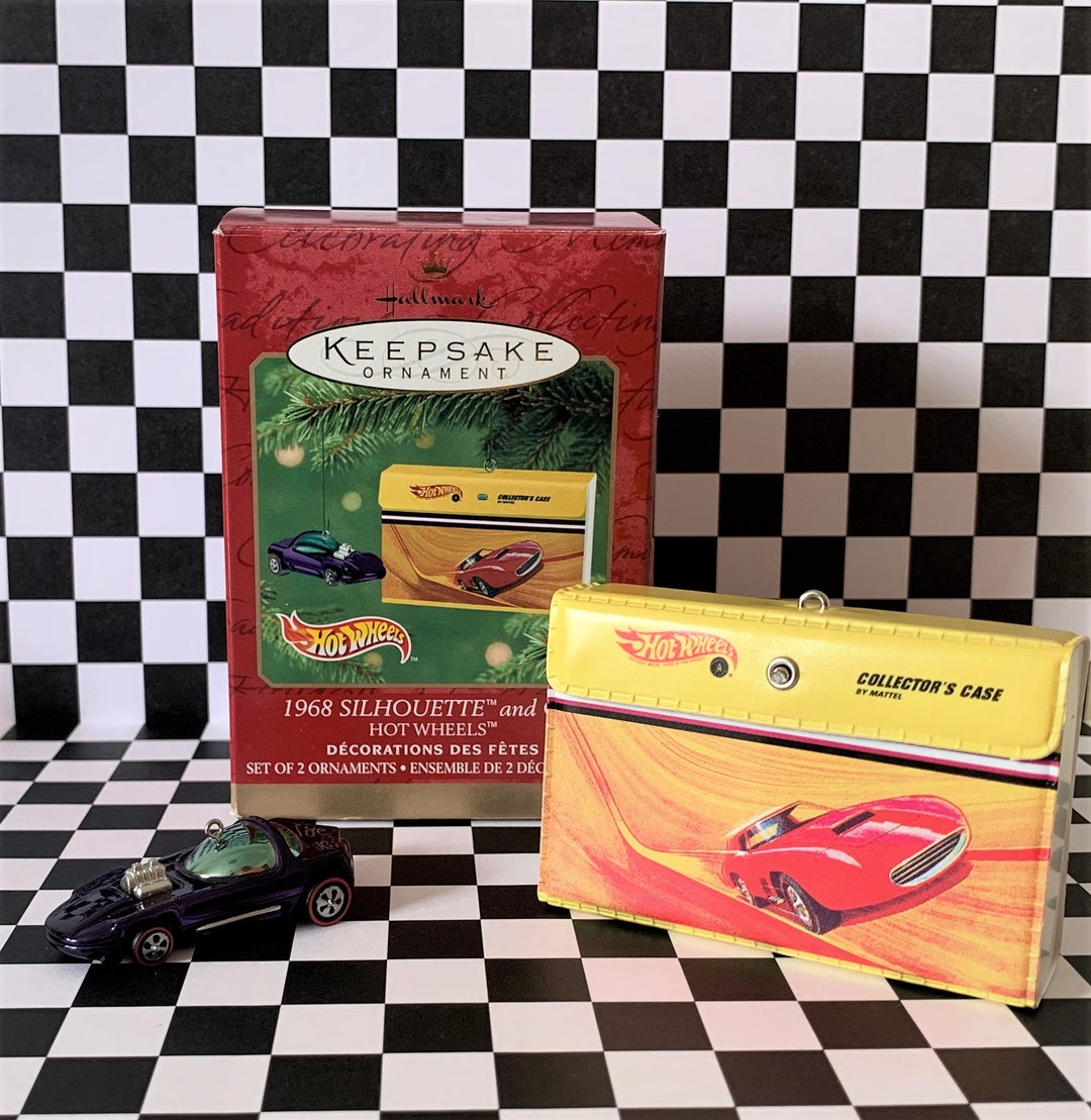 Hallmark Hot Wheels 1968 Silhouette Car Ornament With Case - Etsy