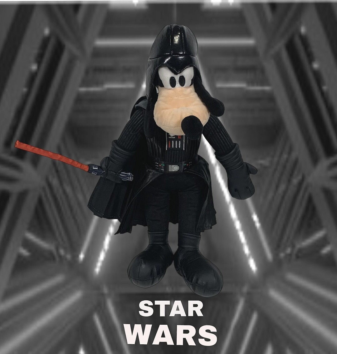 DISNEY GOOFY Darth Vader Plush Toy - Etsy