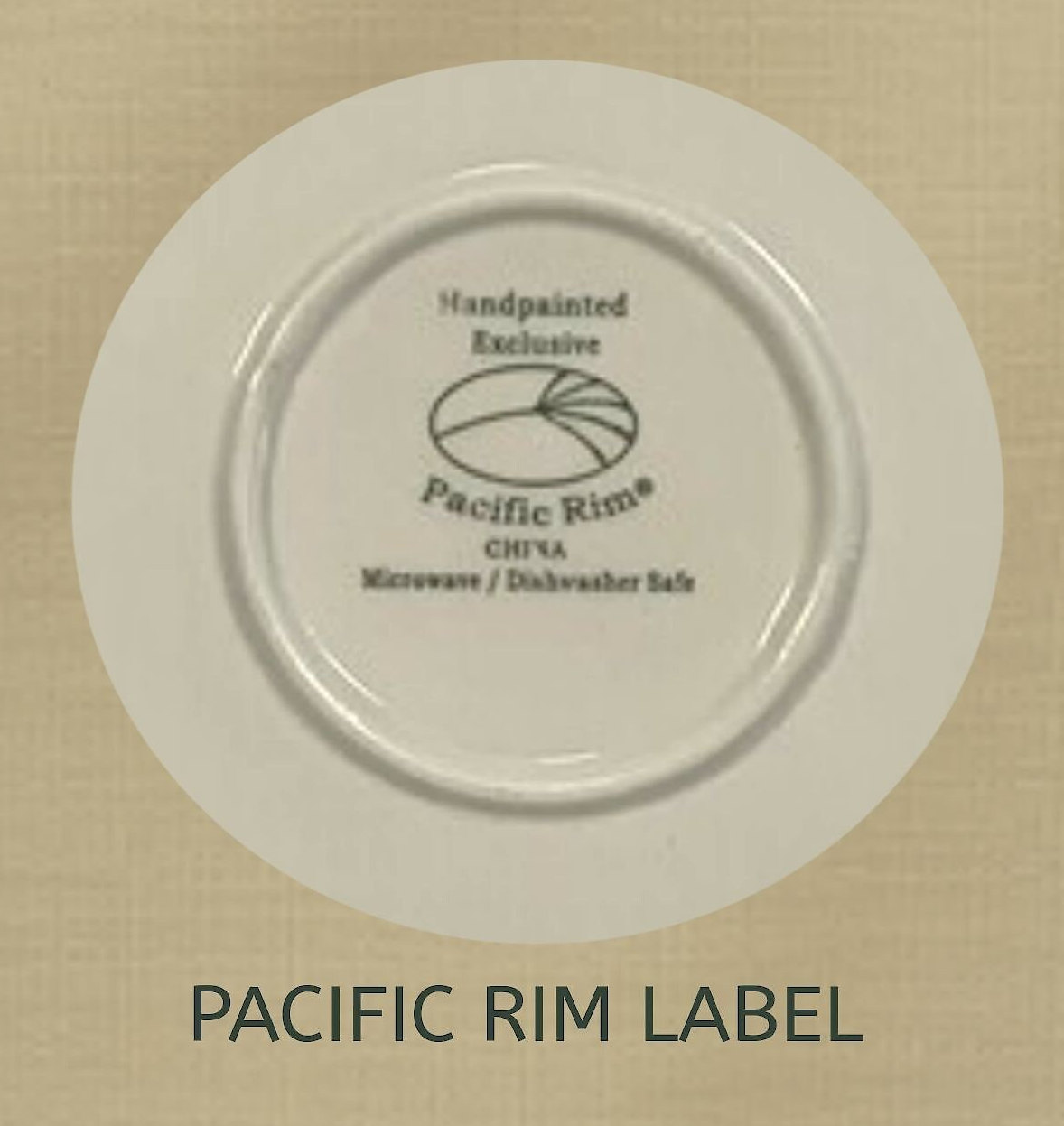 PALM TREE Plates Decorative Plates Vintage S/2, Tropical Palm Tree ...