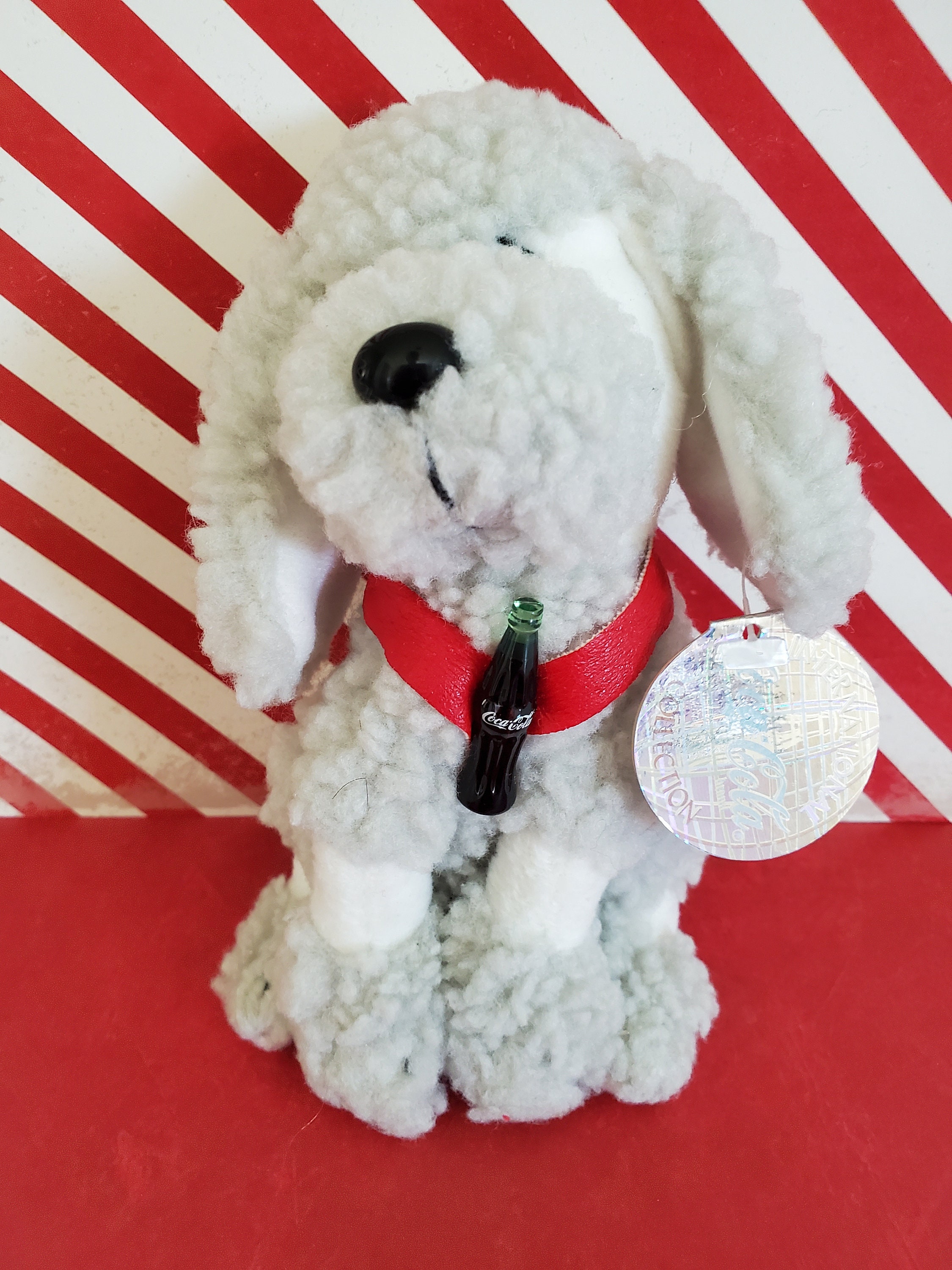 COCA COLA Poodle STRUDEL the Poodle Plush 1998 France Coca Cola Memorabilia, Coca Cola ...