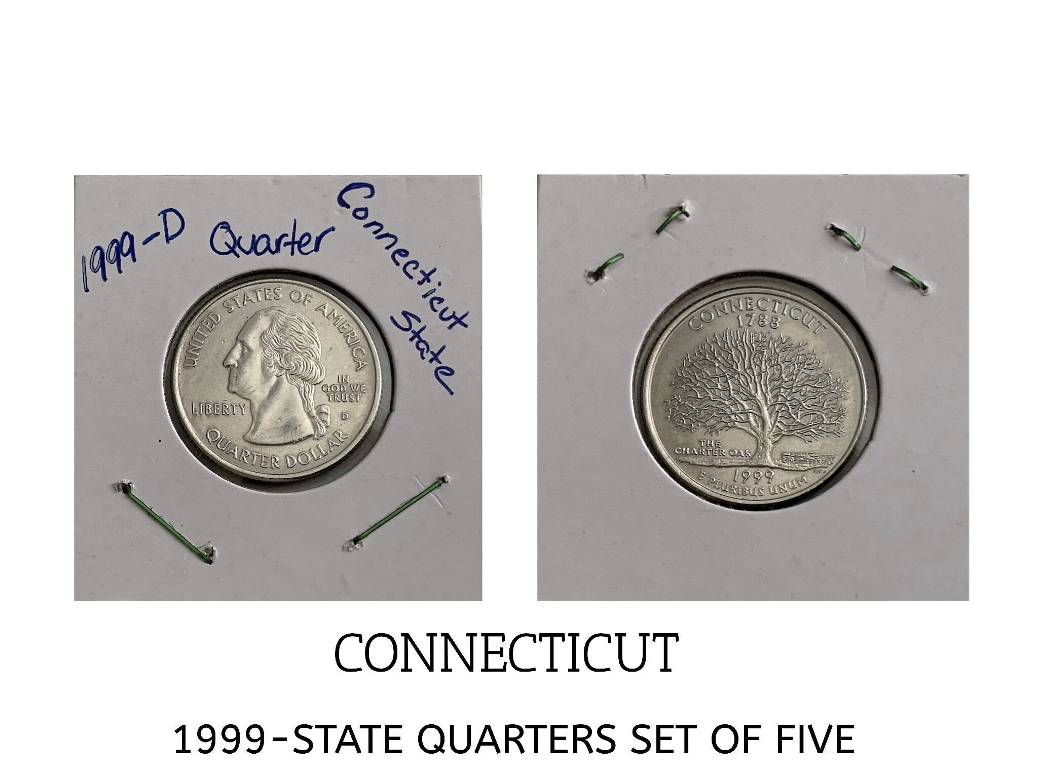 STATE QUARTERS 5 Piece Set of 1999 State Quarters in the 50 - Etsy