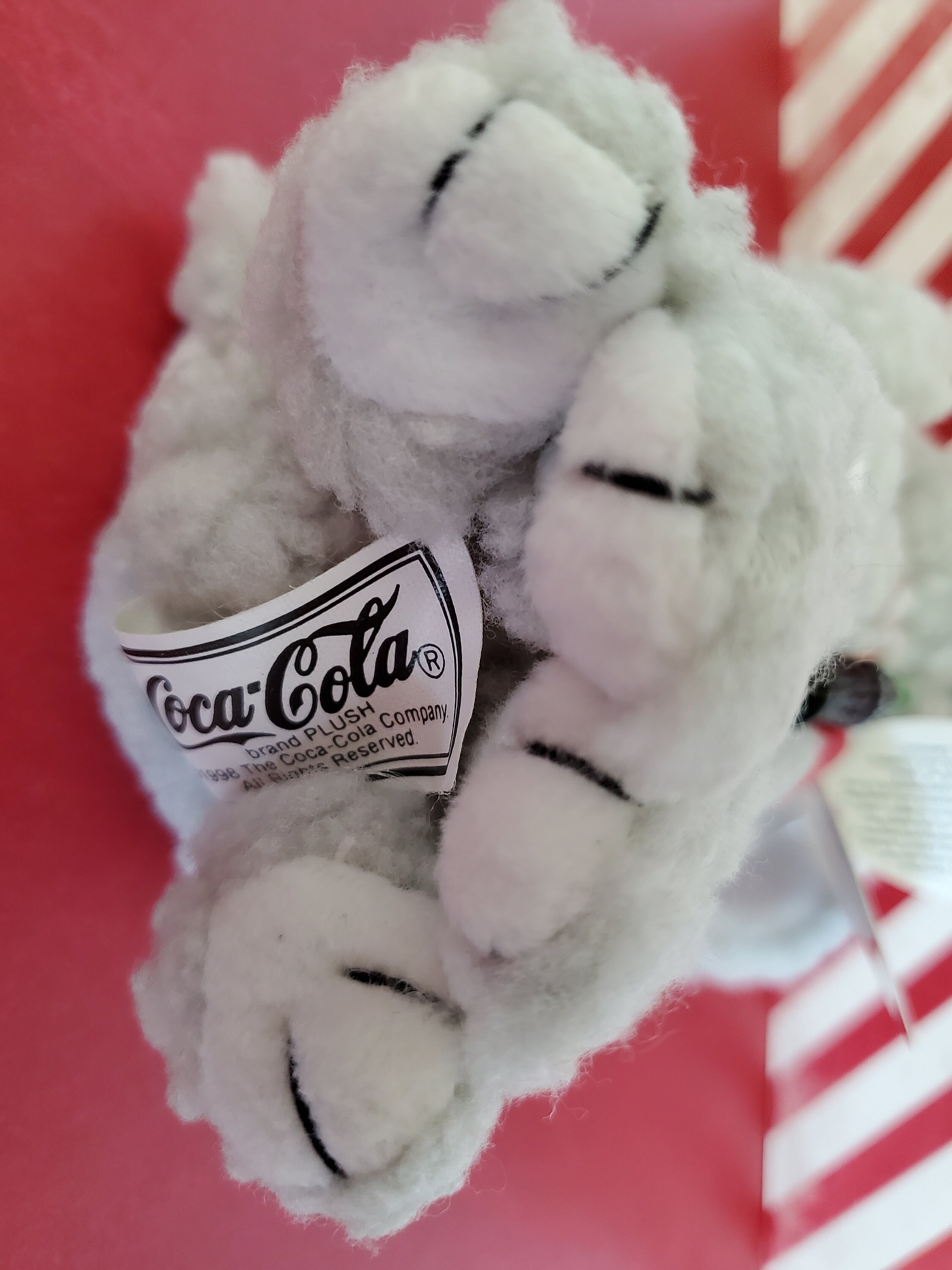 COCA COLA Poodle STRUDEL the Poodle Plush 1998 France Coca Cola Memorabilia, Coca Cola ...