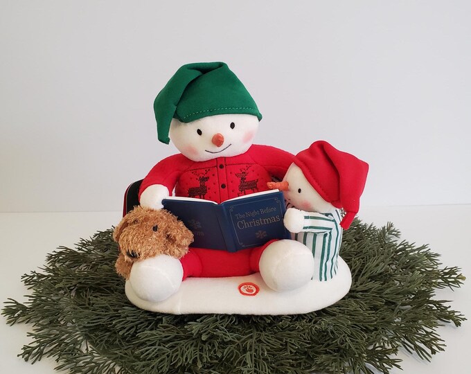 HALLMARK STORYTIME SNOWMAN Sound & Motion Musical, Hallmark Snowman ...