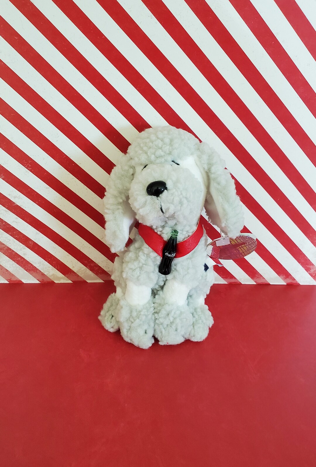 COCA COLA Poodle STRUDEL the Poodle Plush 1998 France Coca Cola Memorabilia, Coca Cola ...