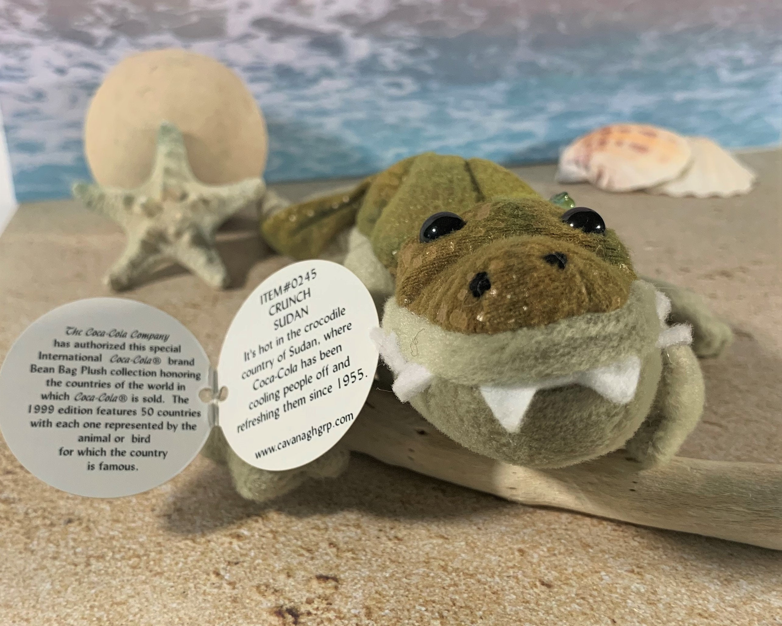 Alligator Crocodile Plush COCA COLA Collectible 1999 Coca Cola ...