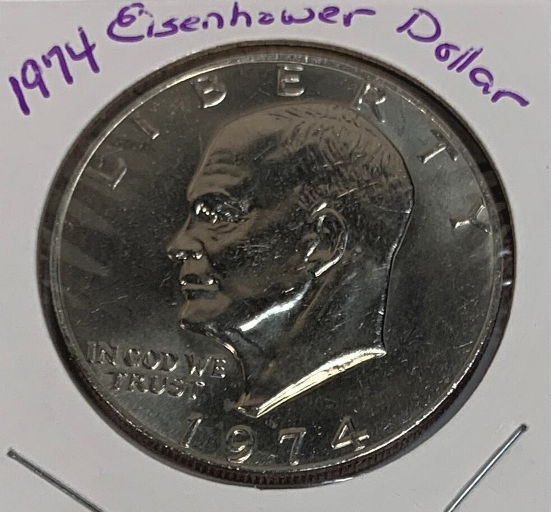 1974 EISENHOWER One Dollar Coin - Etsy