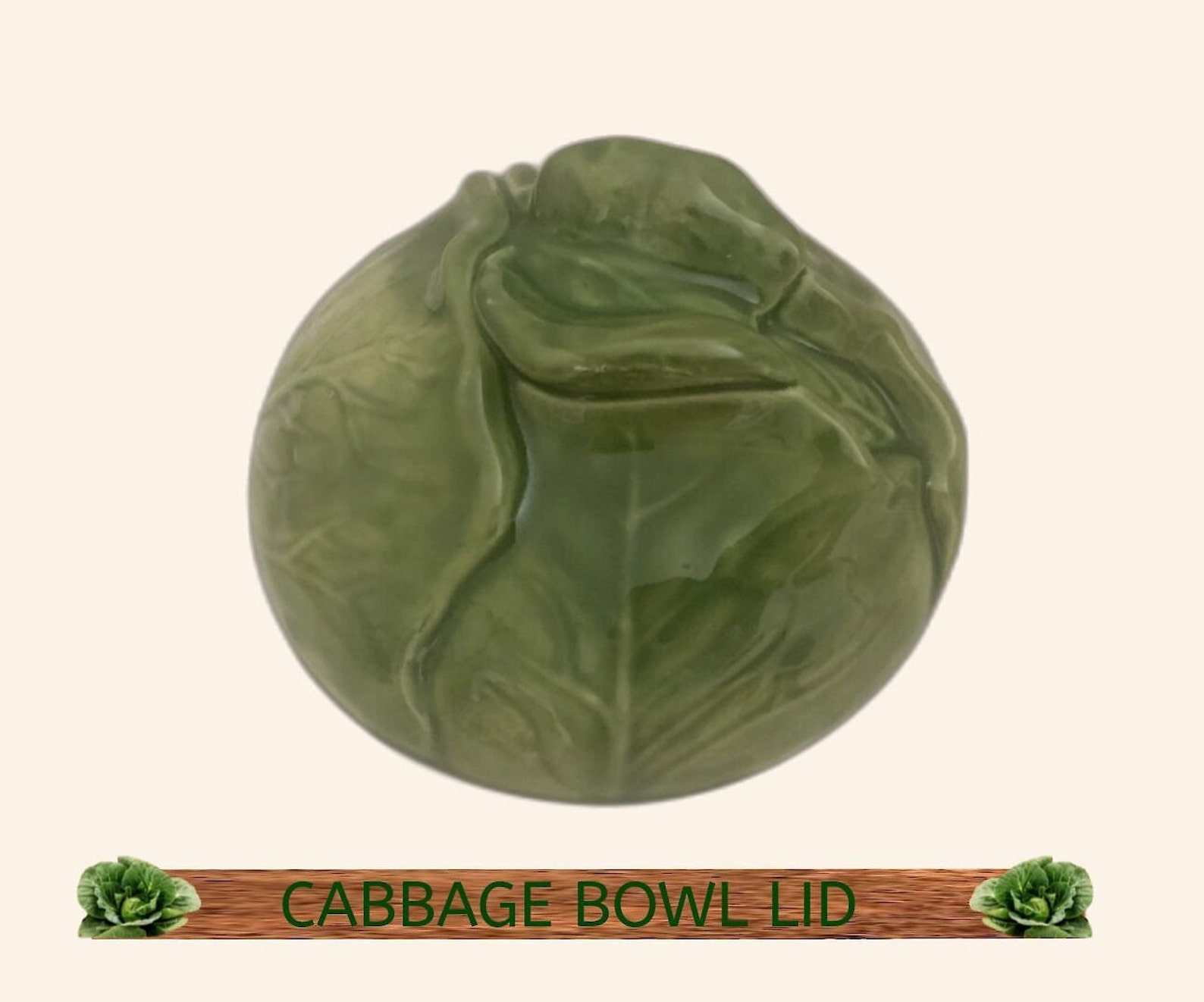 Vintage Holland Mold Green Cabbage Bowl With Lid, Green Cabbage Tureen ...