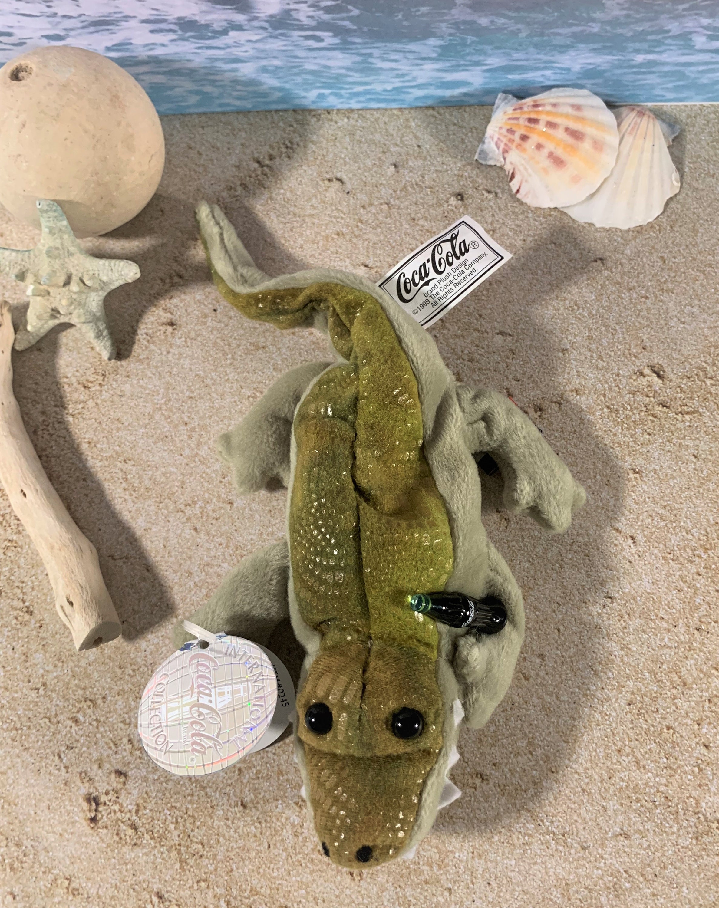 Alligator Crocodile Plush COCA COLA Collectible 1999 Coca Cola ...