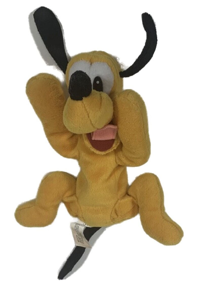Disney PLUTO Plush Toy, Disney Pluto Bean Bag Vintage Stuffed Toy 1990's Disney Collectible ...