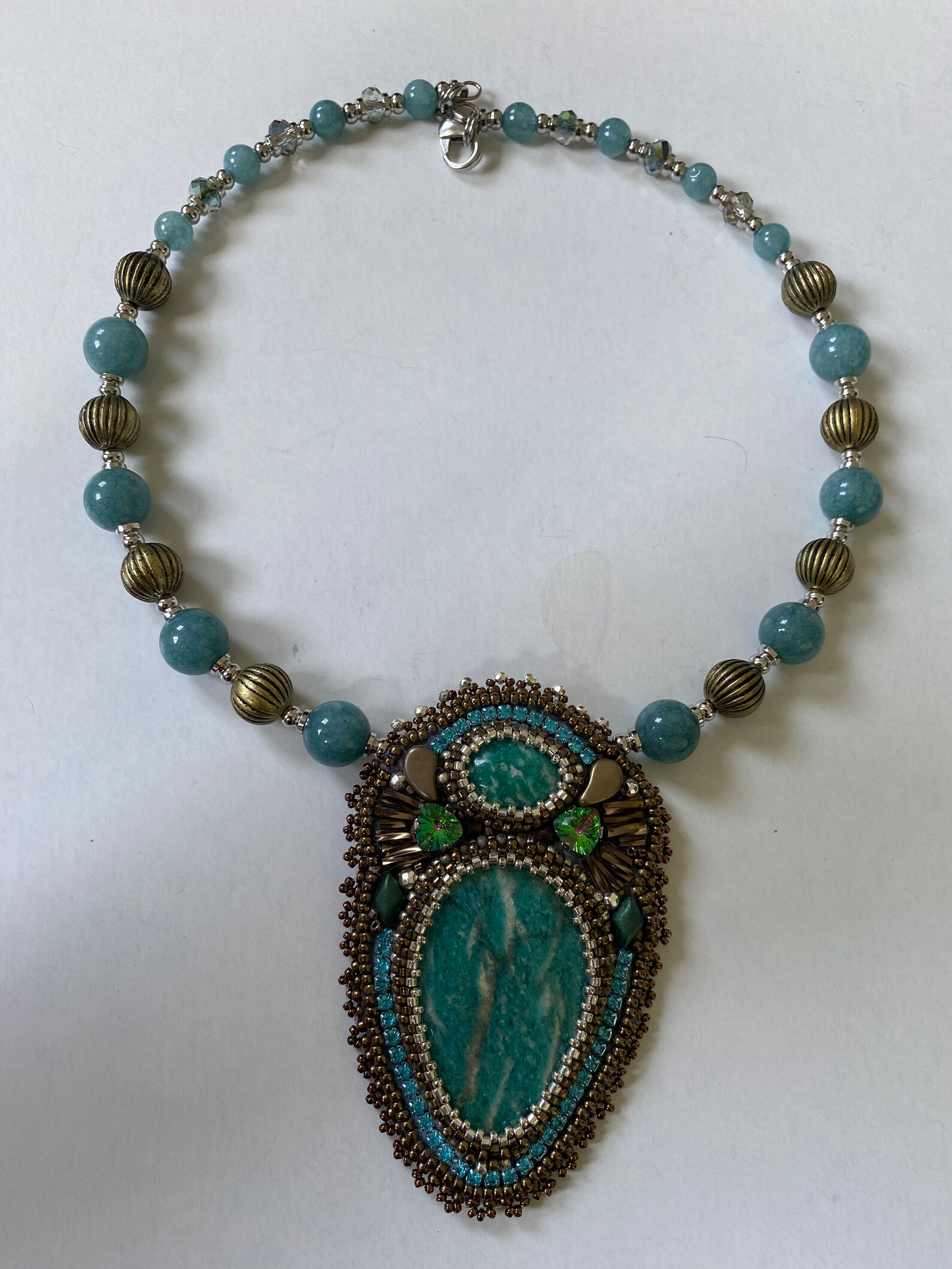 Chocker Handmade With Natural Stone - Etsy