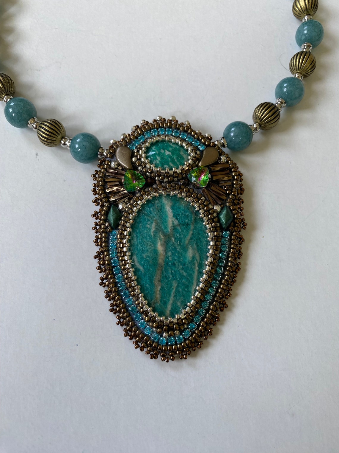 Chocker Handmade With Natural Stone - Etsy